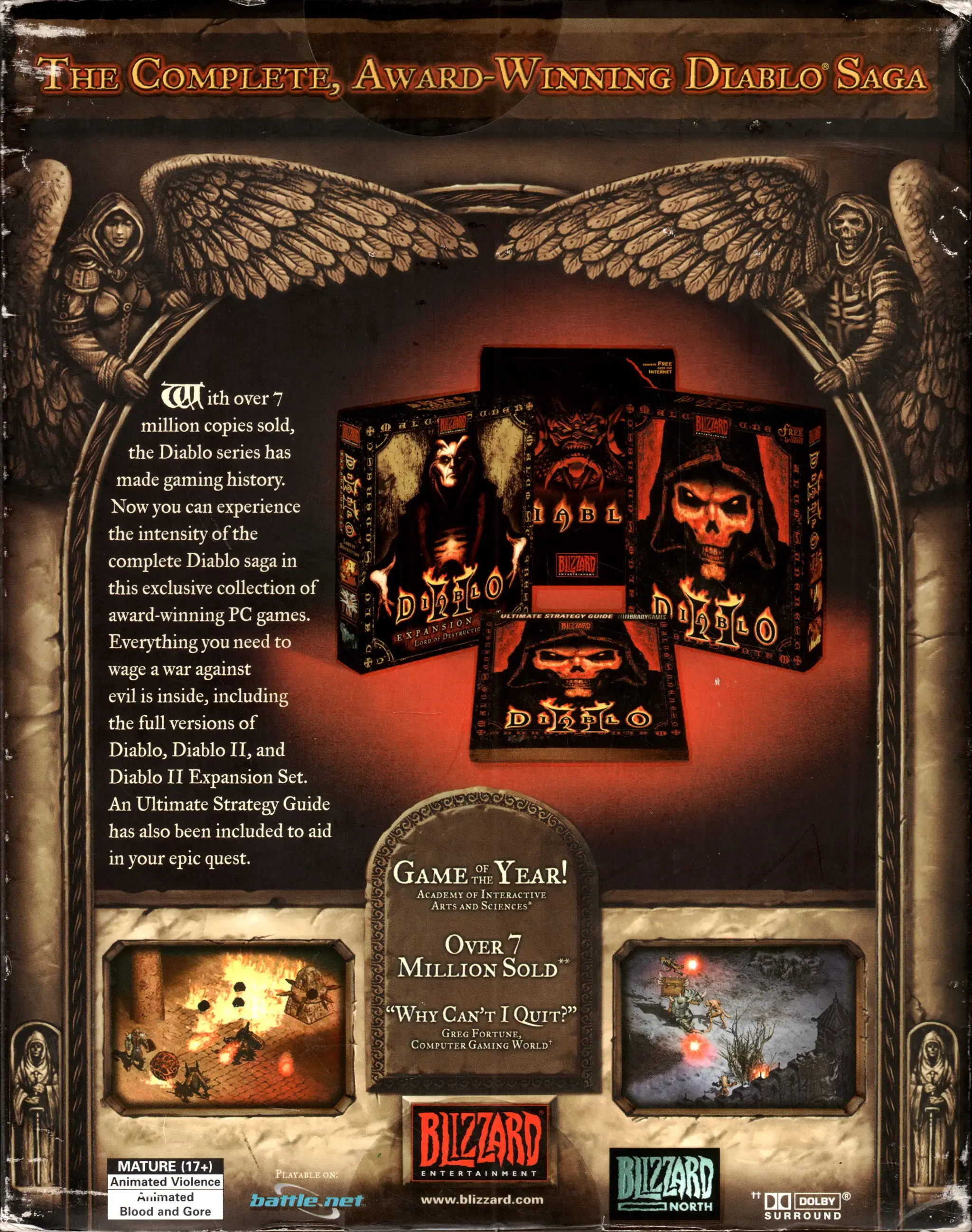 Big Box Collection: Diablo Battle Chest (2001, PC, US)