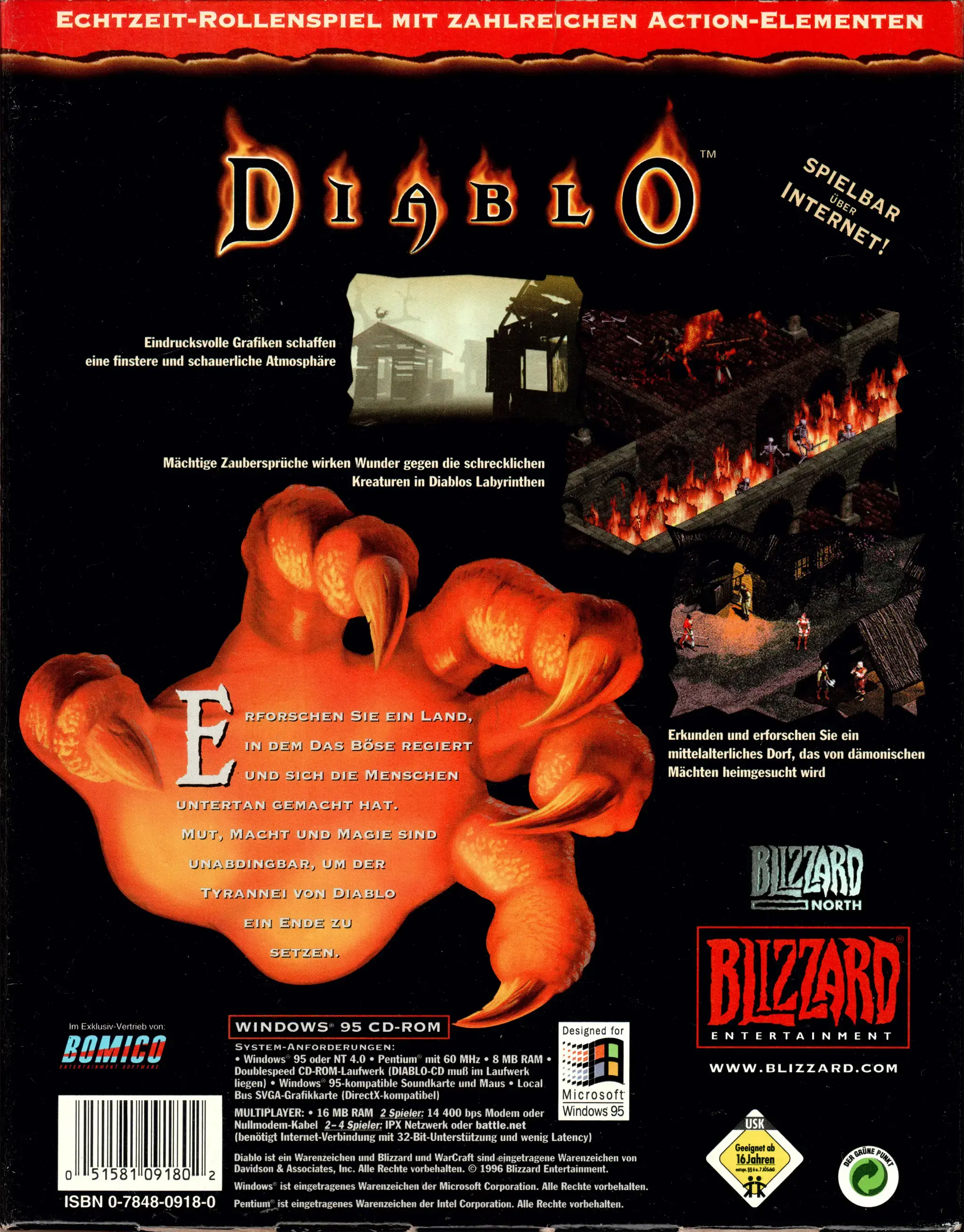 Big Box Collection: Diablo (1997, PC, DE)